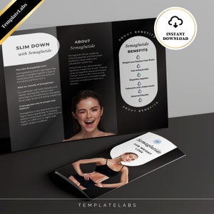 Weight Loss Brochure, Weight Loss Clinic Flyer, Trifold Brochure ...