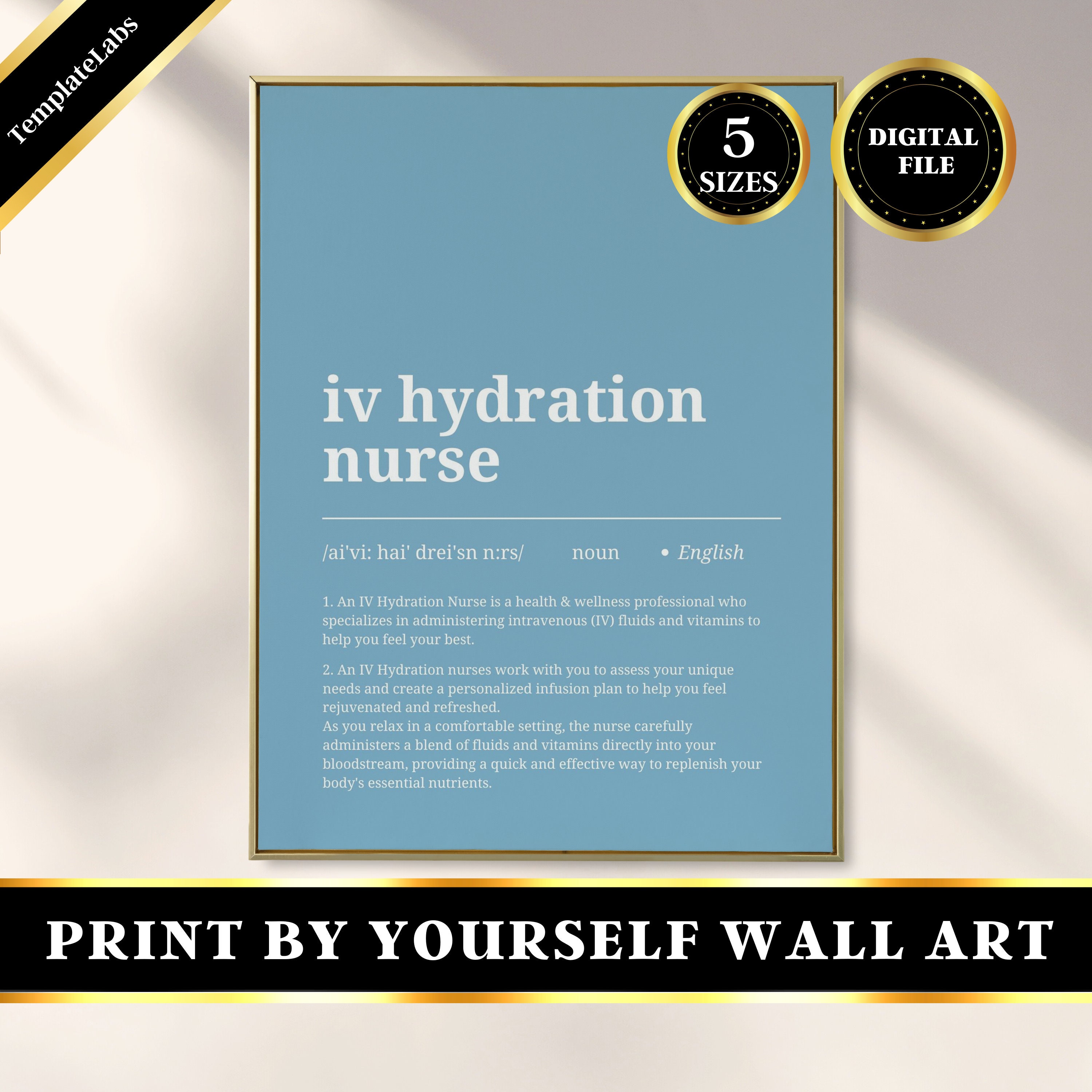 IV Therapy Poster, IV Hydration Poster, IV Infusion, Iv Drip Therapy ...