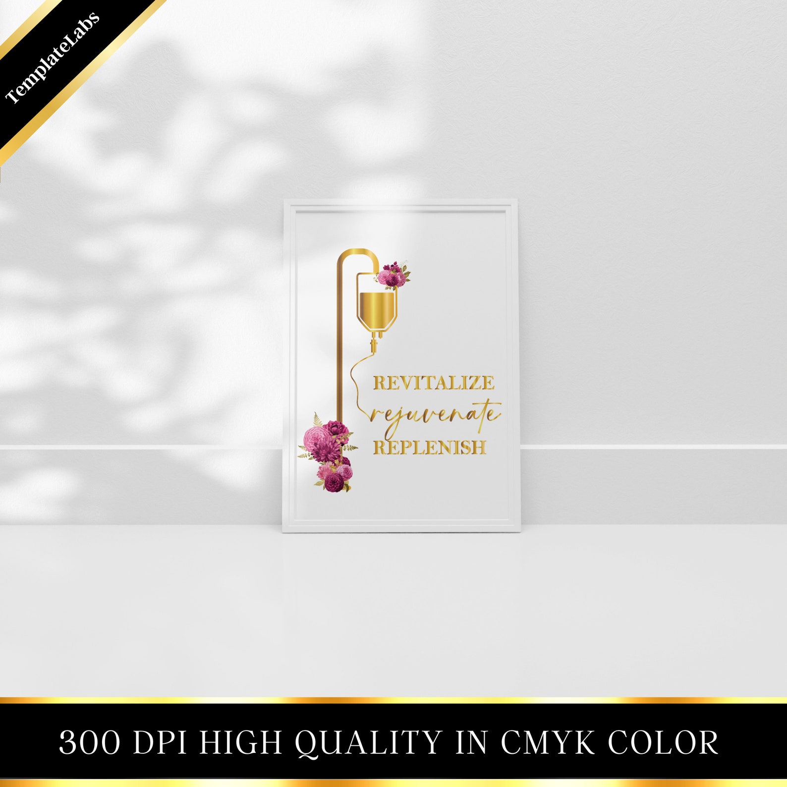 IV Art, IV Hydration Art, Printable Wall Art Medical, IV Therapy Poster ...