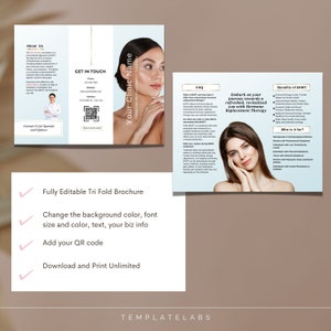 Bio-identical Hormone Replacement Therapy Printable Brochure, BHRT ...