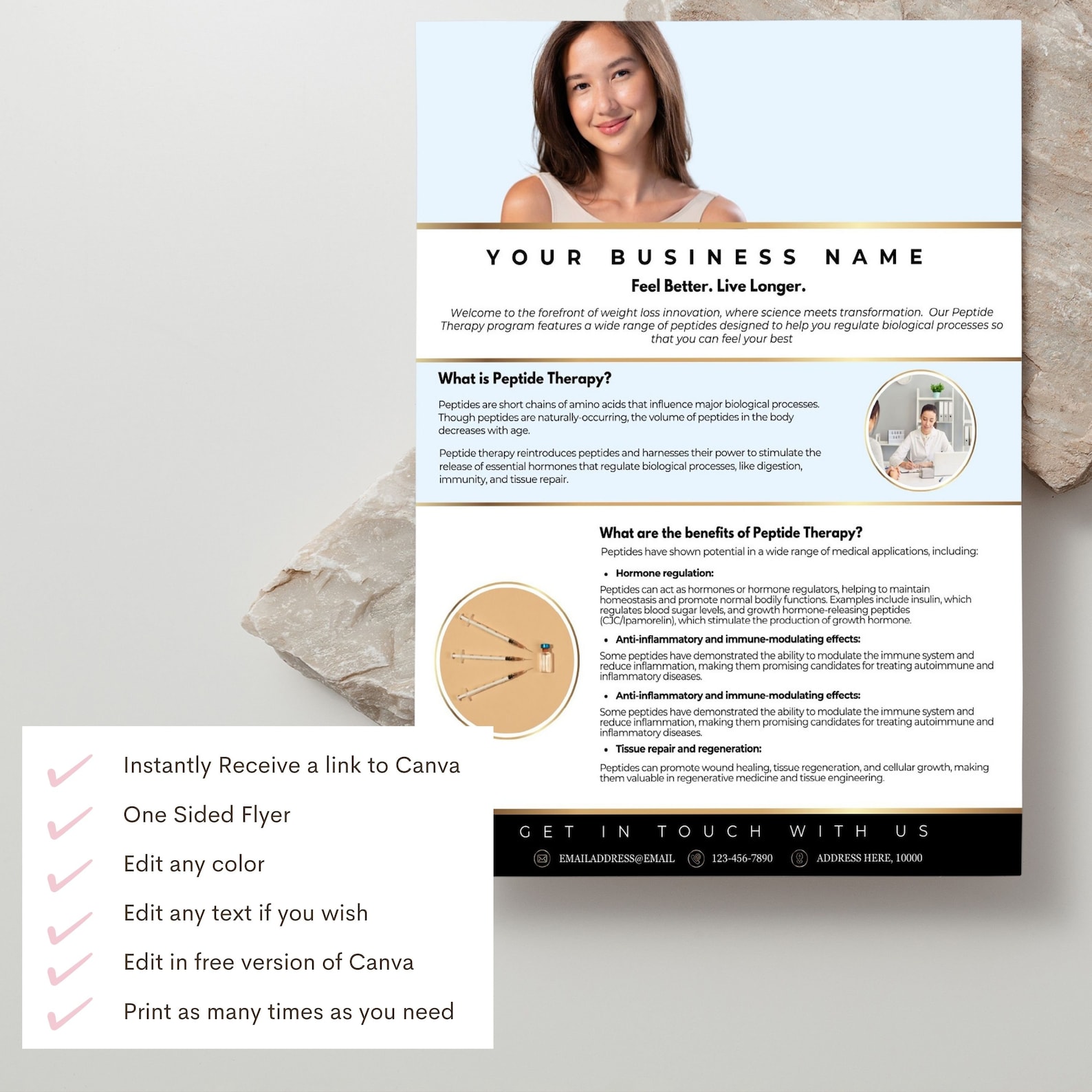 Pep Therapy Printable Flyer, Pep Benefit Flyer, P. Therapy Template ...