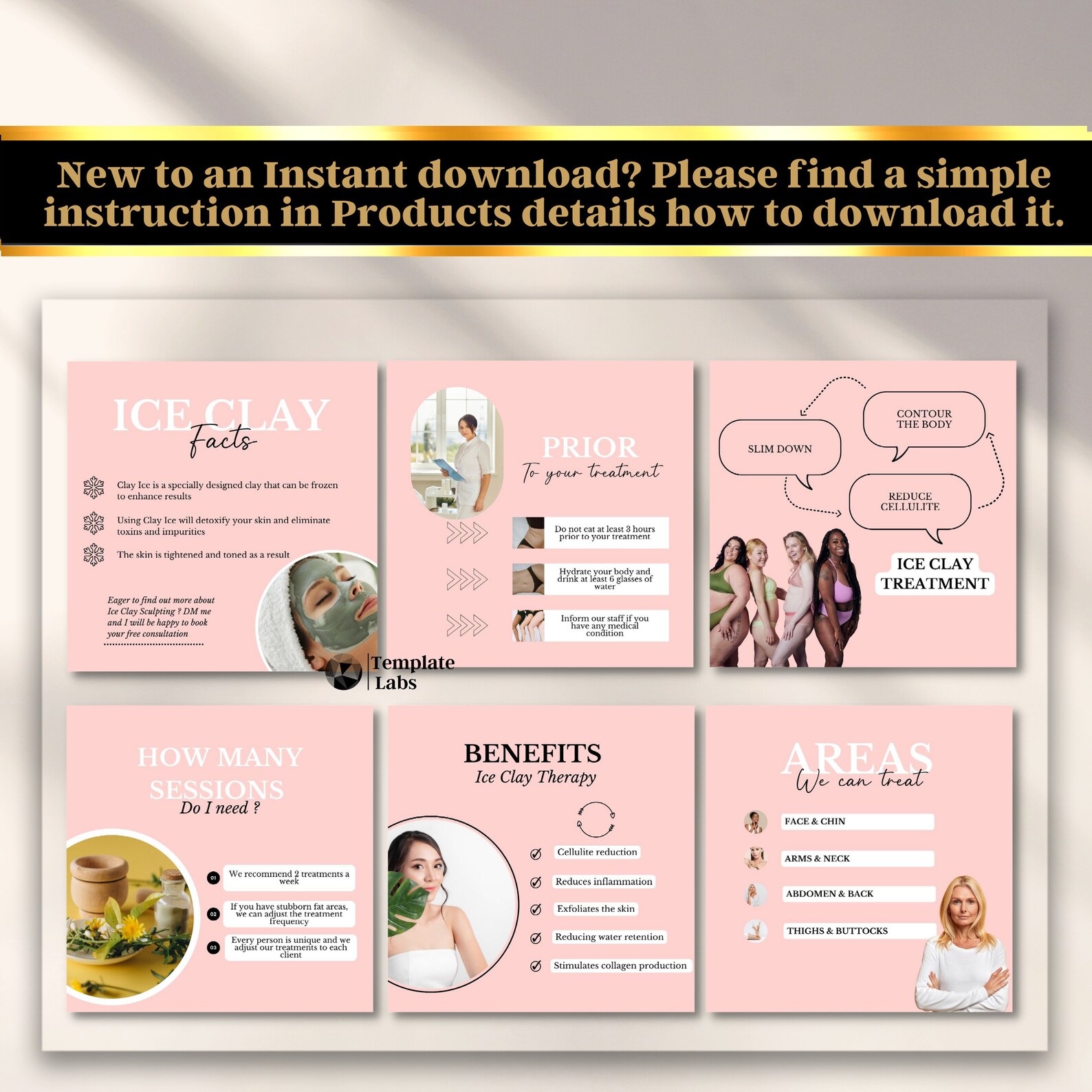 Ice Clay Body Sculpting Body Sculpting Clay Instagram Post - Etsy