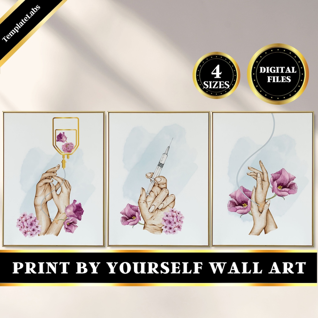 IV Therapy Poster, IV Hydration Poster, IV Infusion, Iv Drip Therapy ...