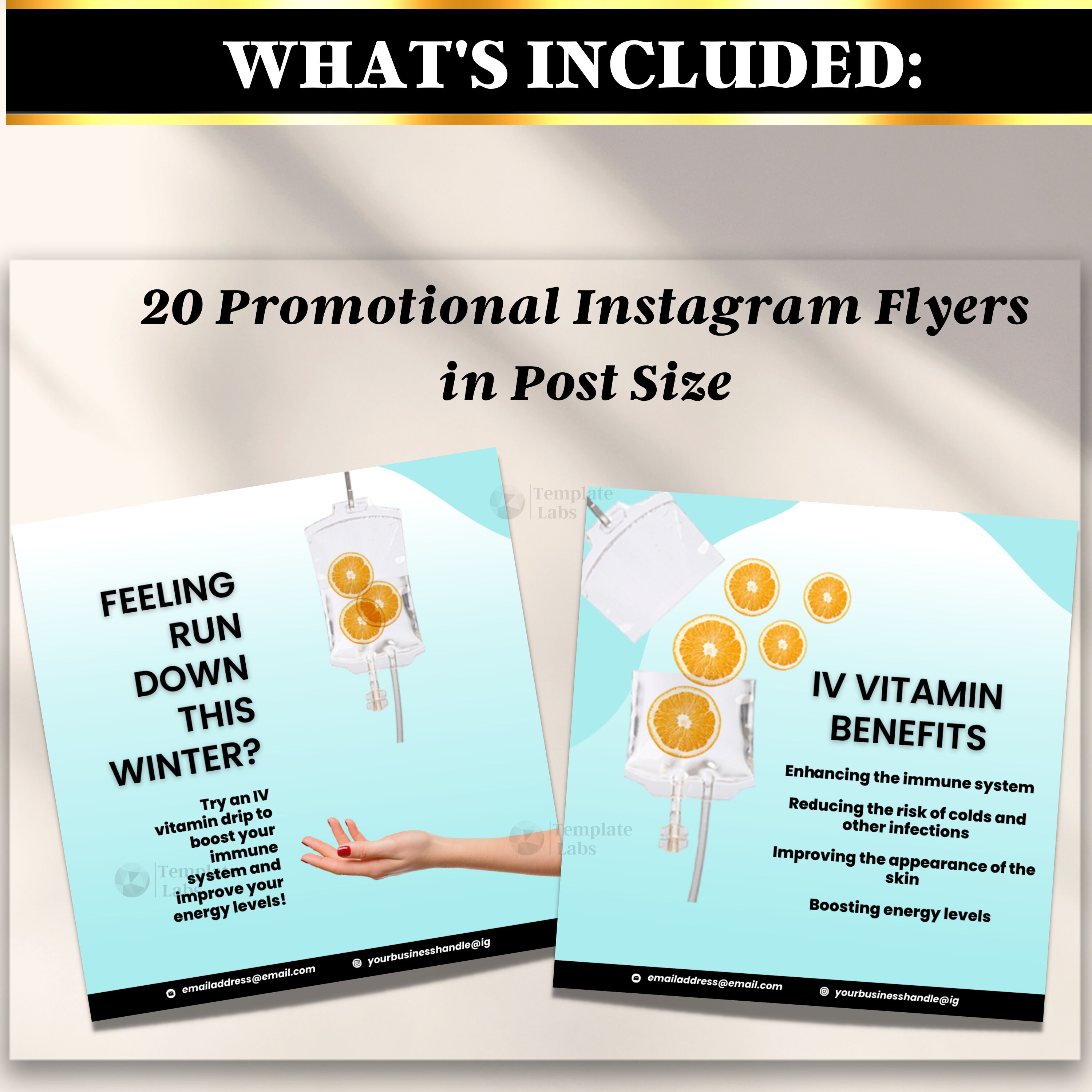 IV Hydration Templates, IV Drip Social Media, Iv Therapy Social Media ...