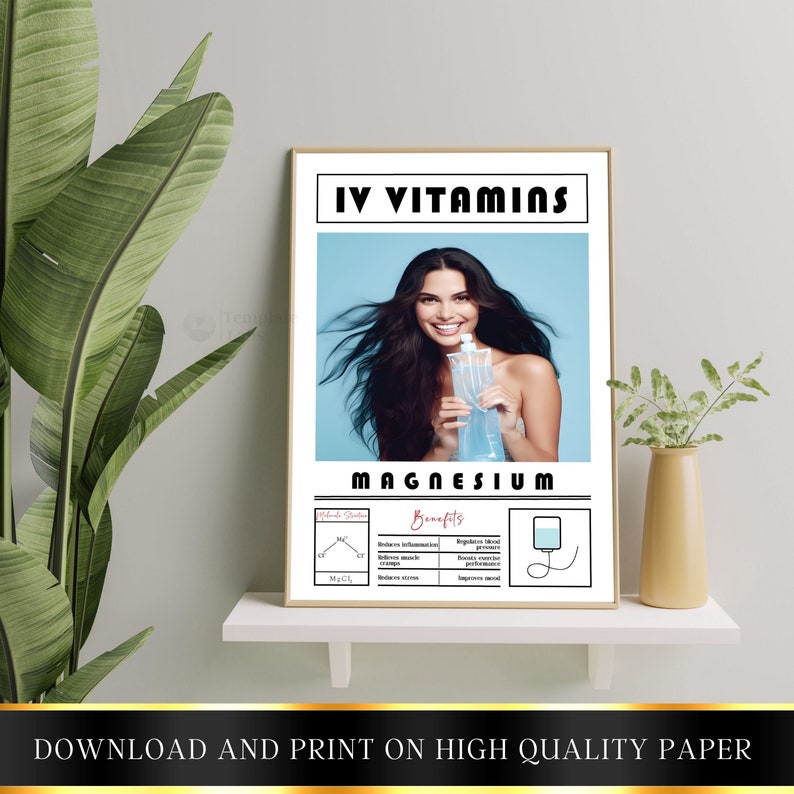 IV Therapy Poster IV Hydration Poster Iv Vitamin Therapy IV - Etsy