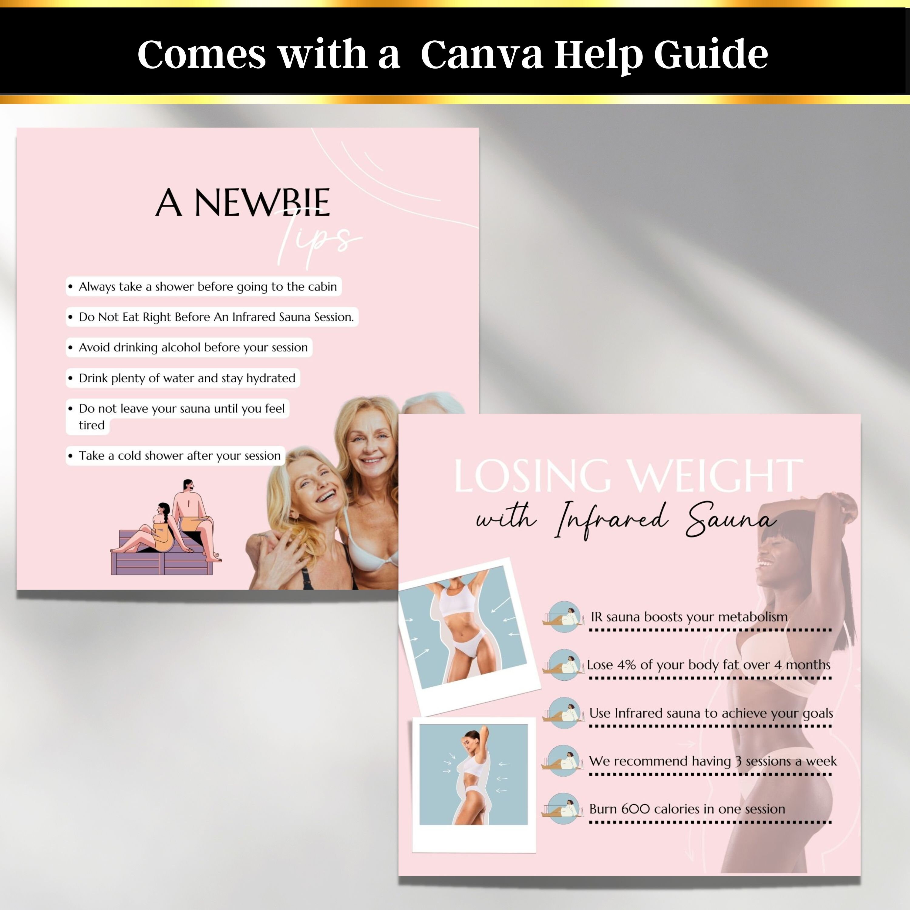 Infrared Sauna Instagram Post Template Canva Medspa Flyer - Etsy Australia