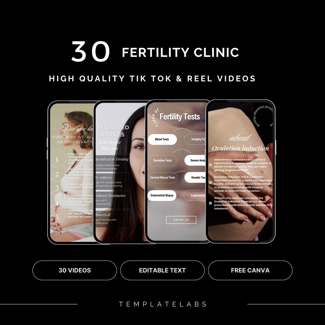 Fertility Reels, Fertility Clinic Videos, IVF Clinic, Reproductive Health, Tik Tok Video ...