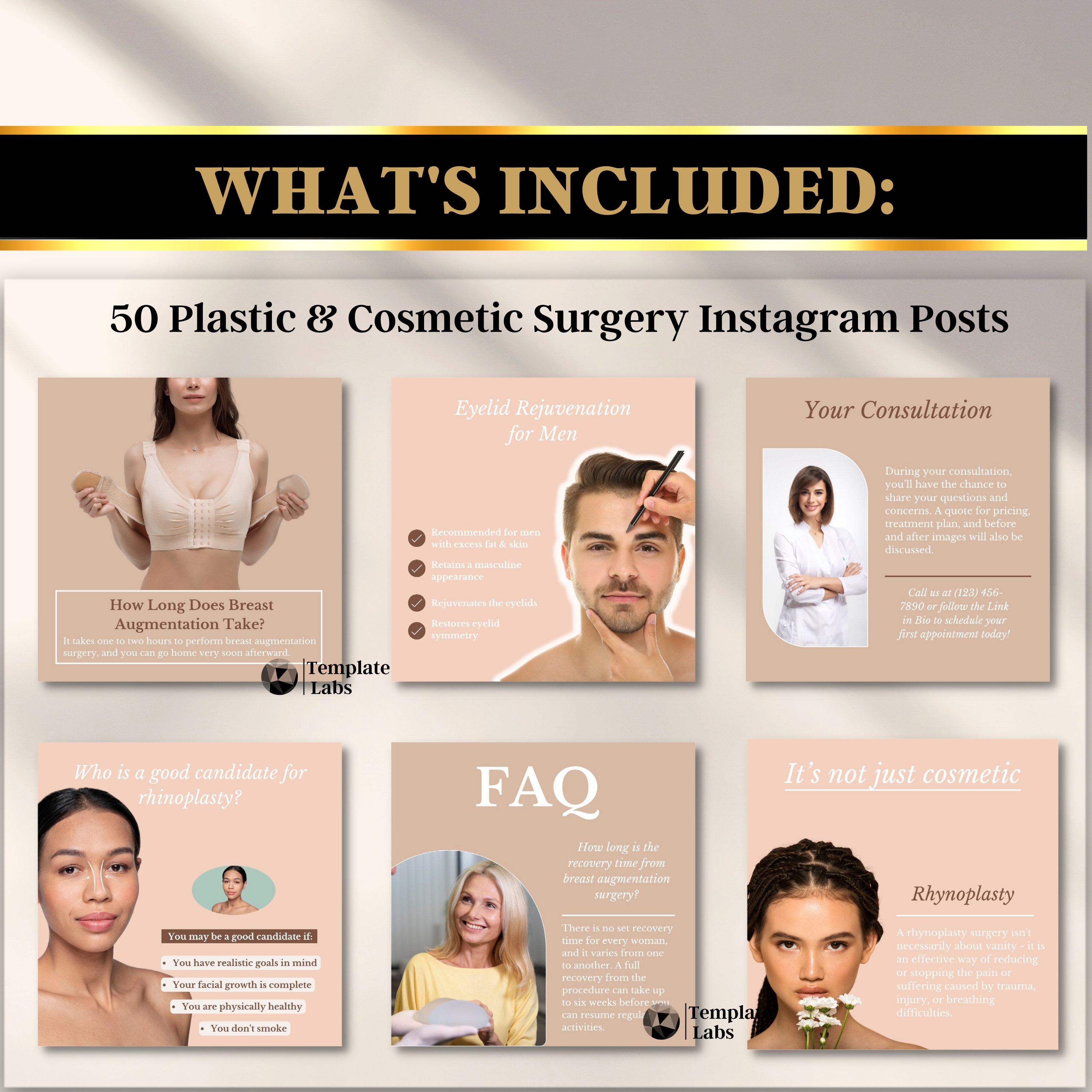 Plastic Surgery Flyer Medspa Canva Template Medspa - Etsy