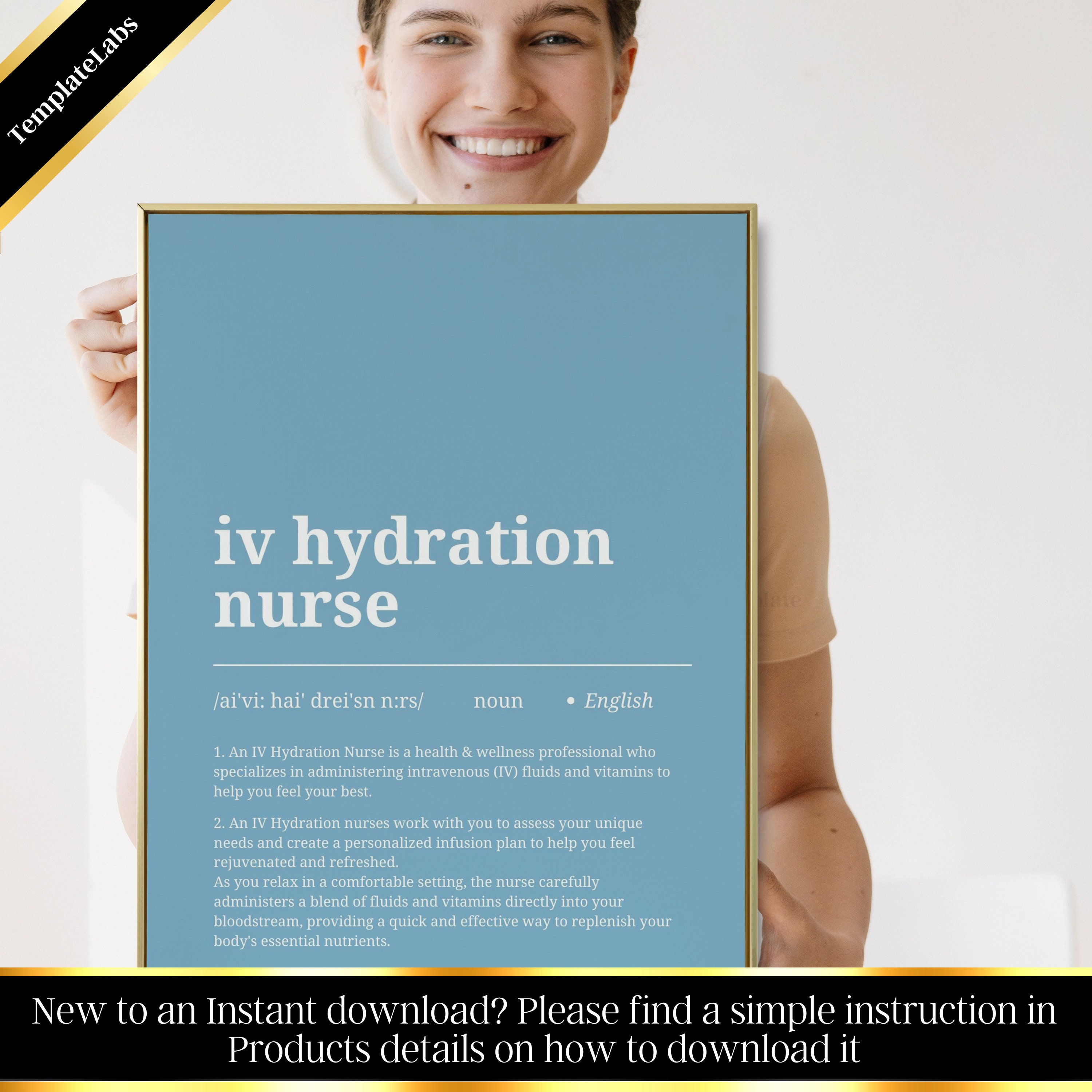 IV Therapy Poster, IV Hydration Poster, IV Infusion, Iv Drip Therapy ...