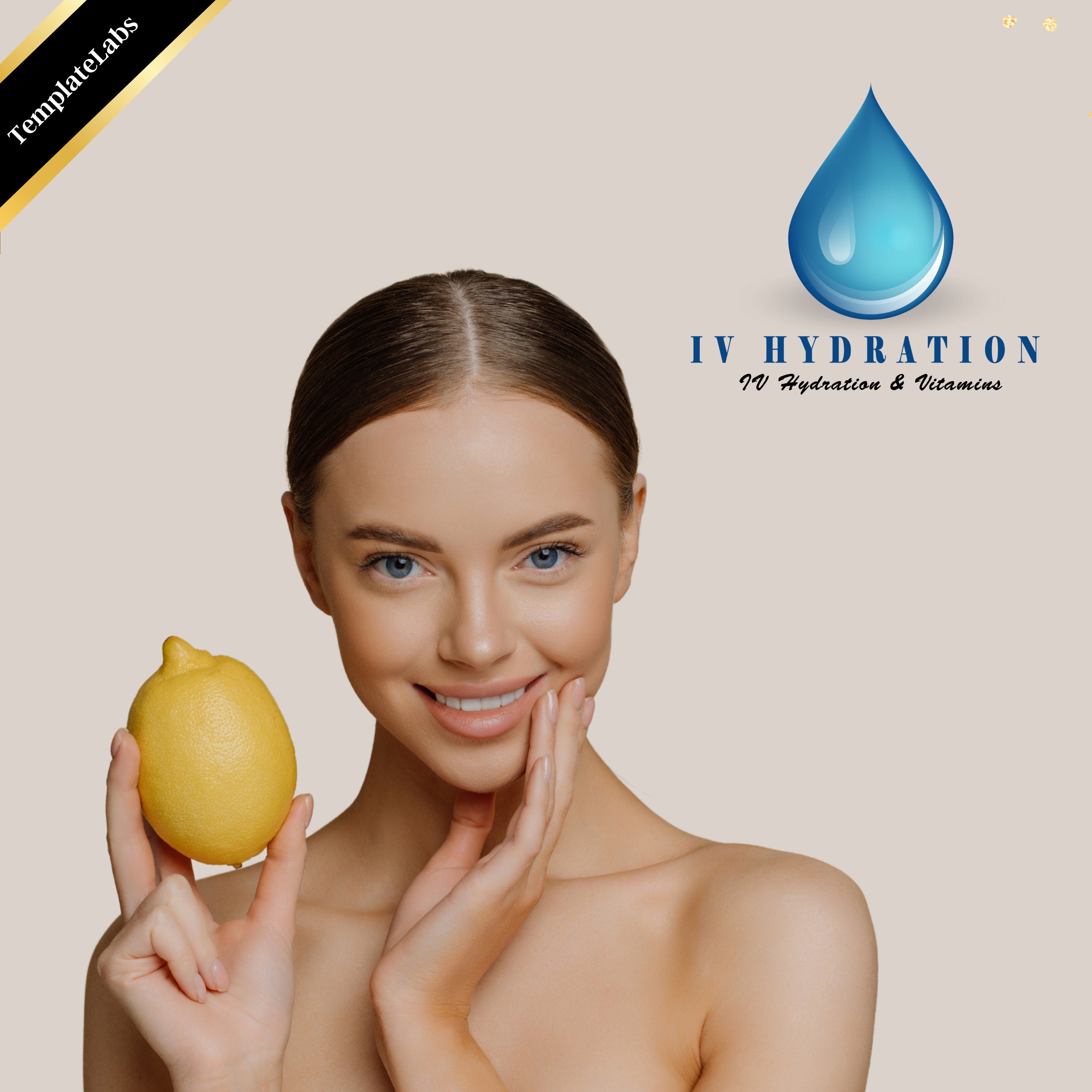 Premade Logo, IV Hydration Logo, IV Therapy Logo, Logo Design Custom ...