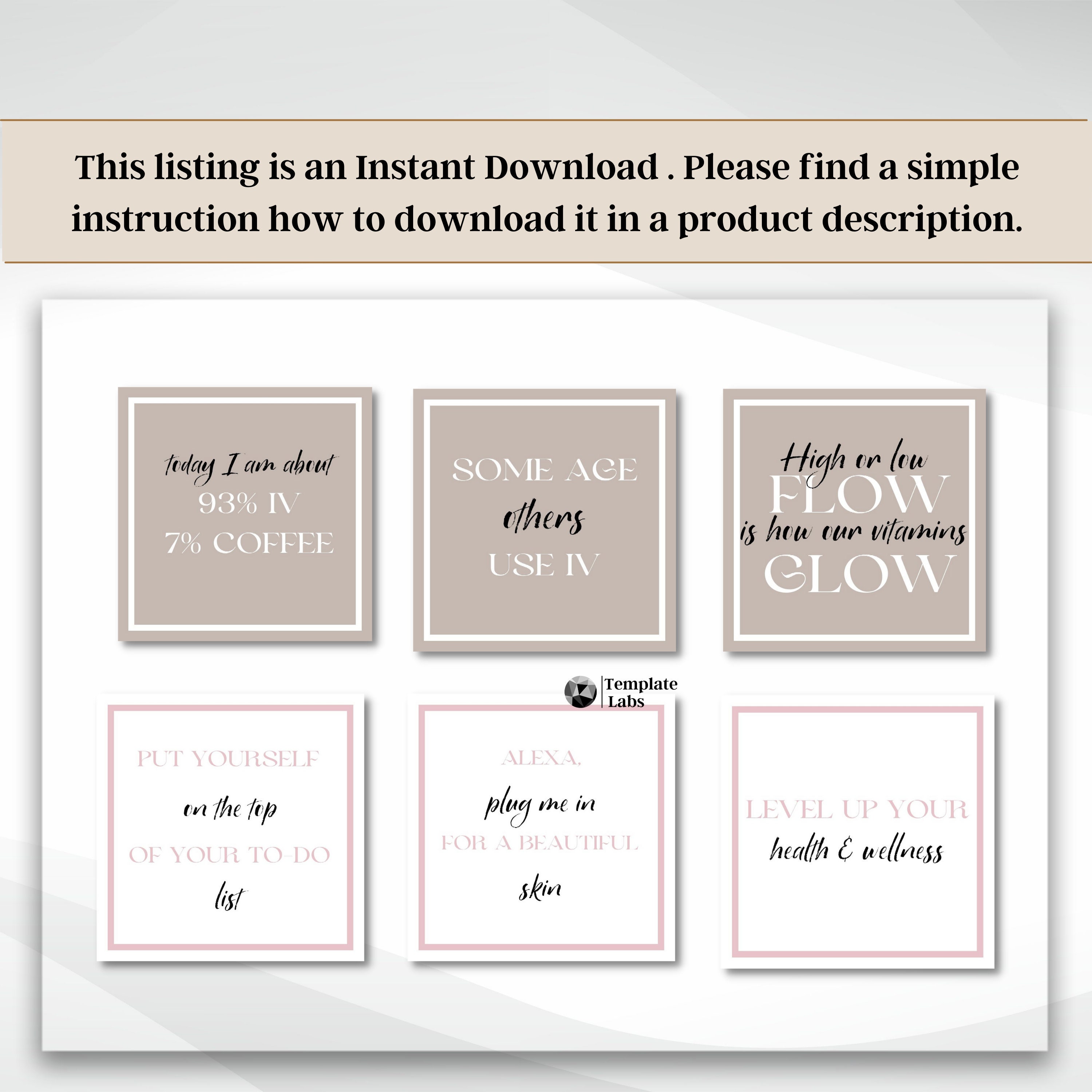 IV Therapy Social Media, IV Hydration Therapy, Quote Templates Canva ...