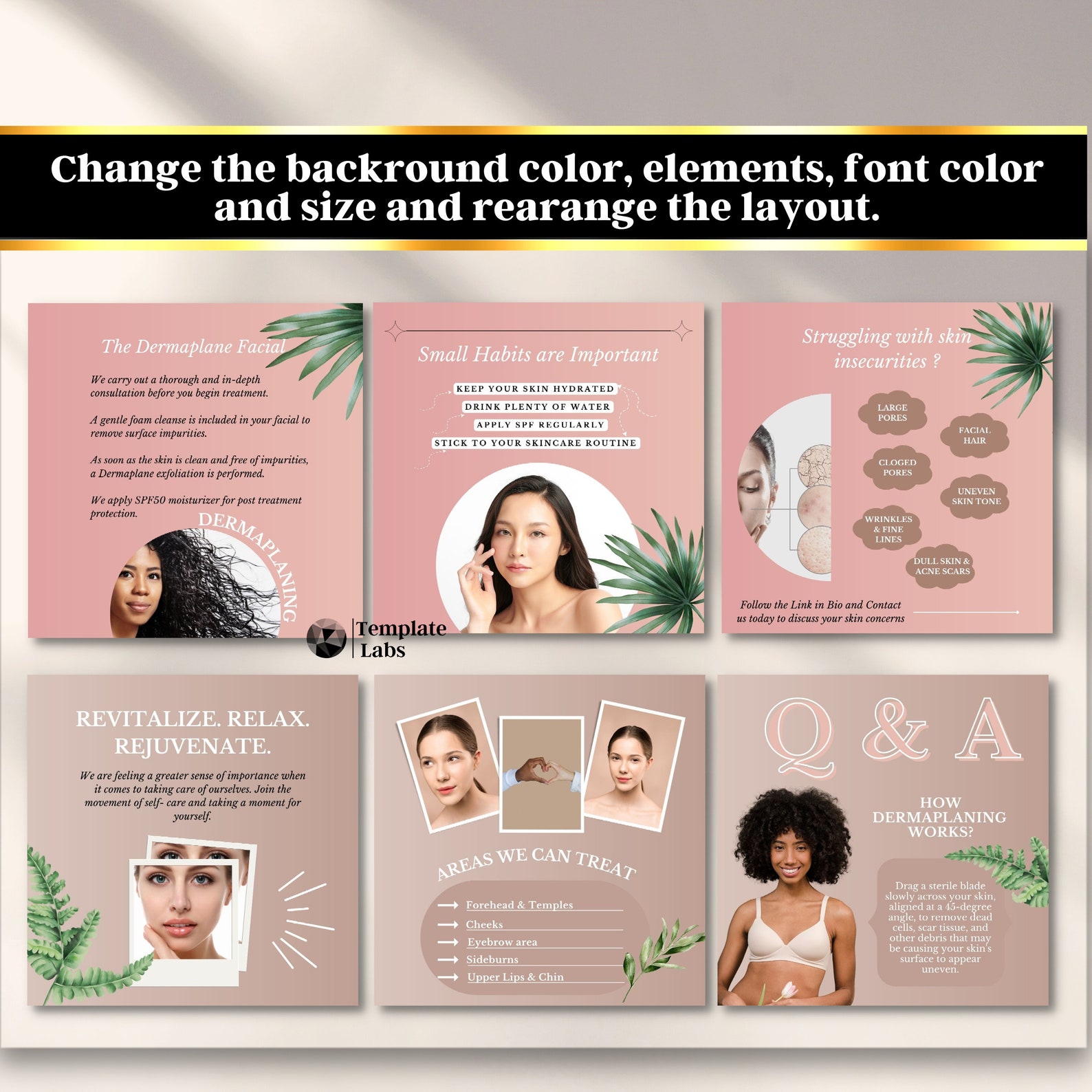 Dermaplane Flyer Dermaplaning Instagram Post Social Media - Etsy