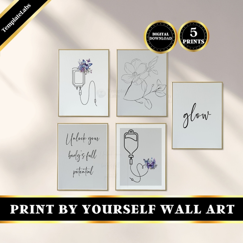 IV Hydration Art, IV Infusion Poster, IV Therapy Poster, Iv Drip Bag ...