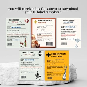 Prescription Label Wine, Prescription Label Template, Funny Christmas ...