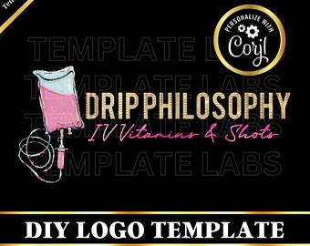 Iv Drip Template - Etsy