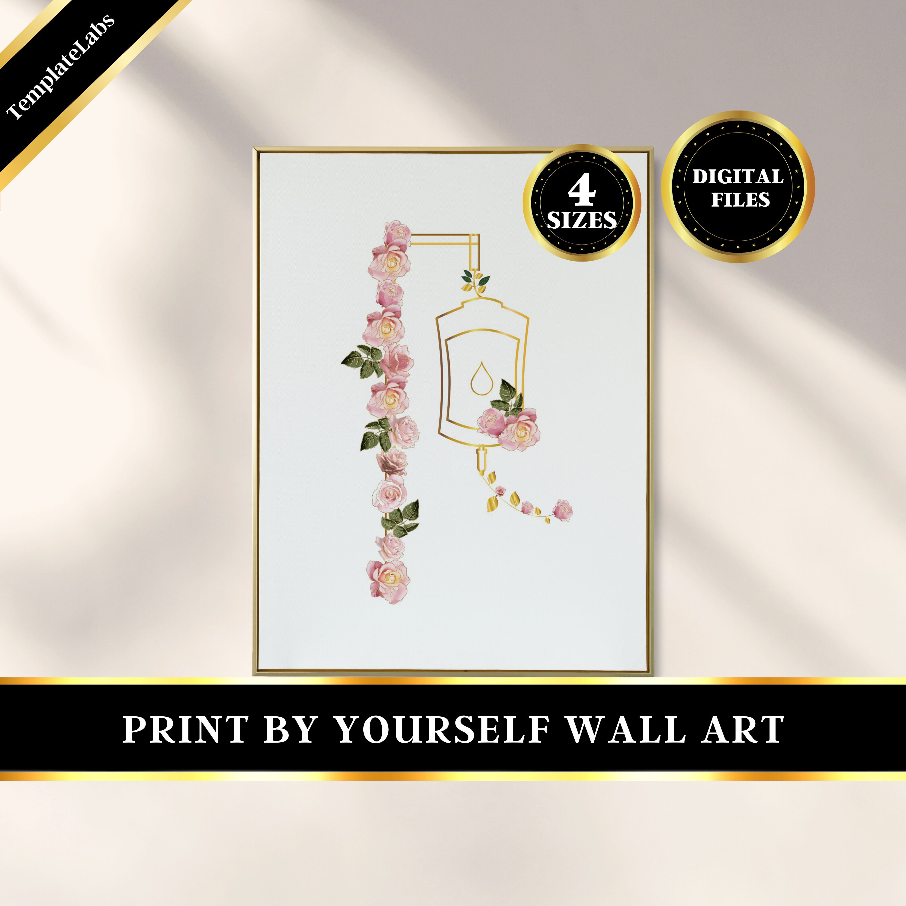 IV Art, IV Hydration Art, Printable Wall Art Medical, IV Therapy Poster ...