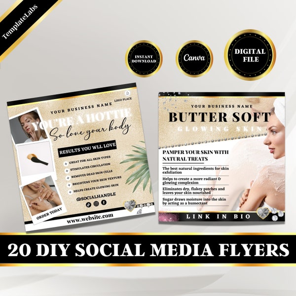 Sugar Scrub Flyer - Etsy