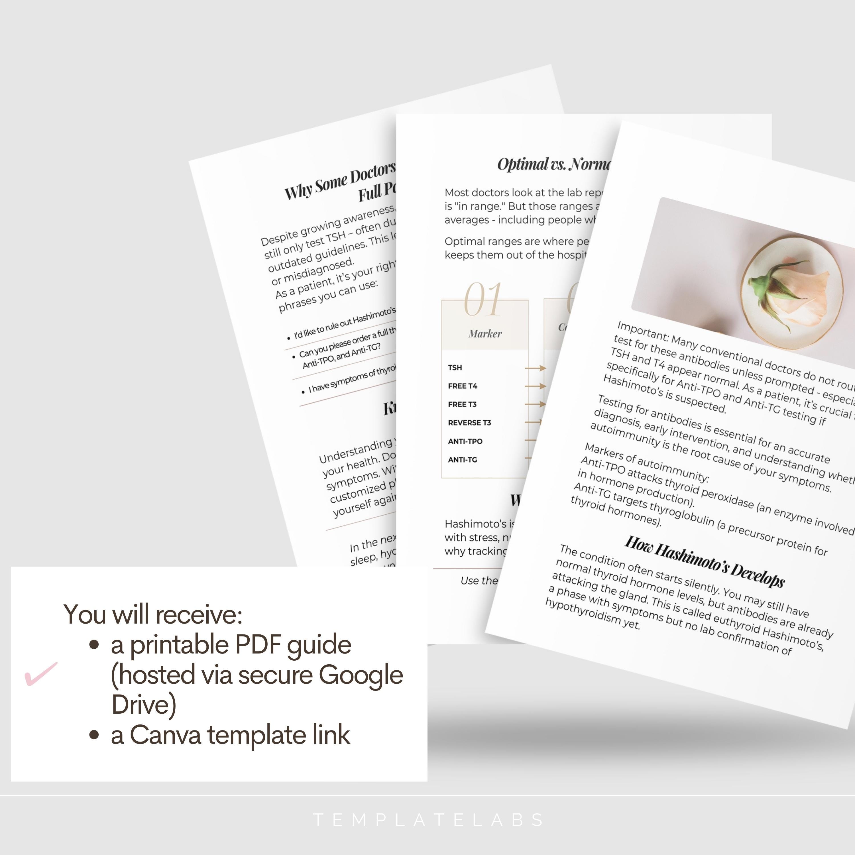 Hashimotos Guide, Hashimotos Patient Teaching Guide, Hashimoto's ...