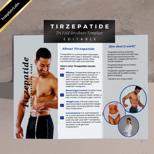 Weight Loss Brochure, Weight Loss Clinic Flyer, Trifold Brochure ...