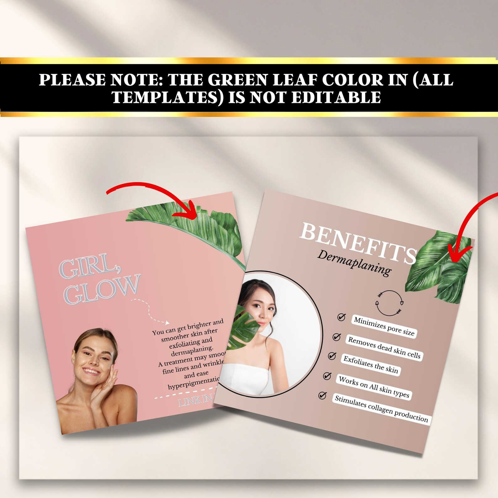 Dermaplane Flyer Dermaplaning Instagram Post Social Media - Etsy