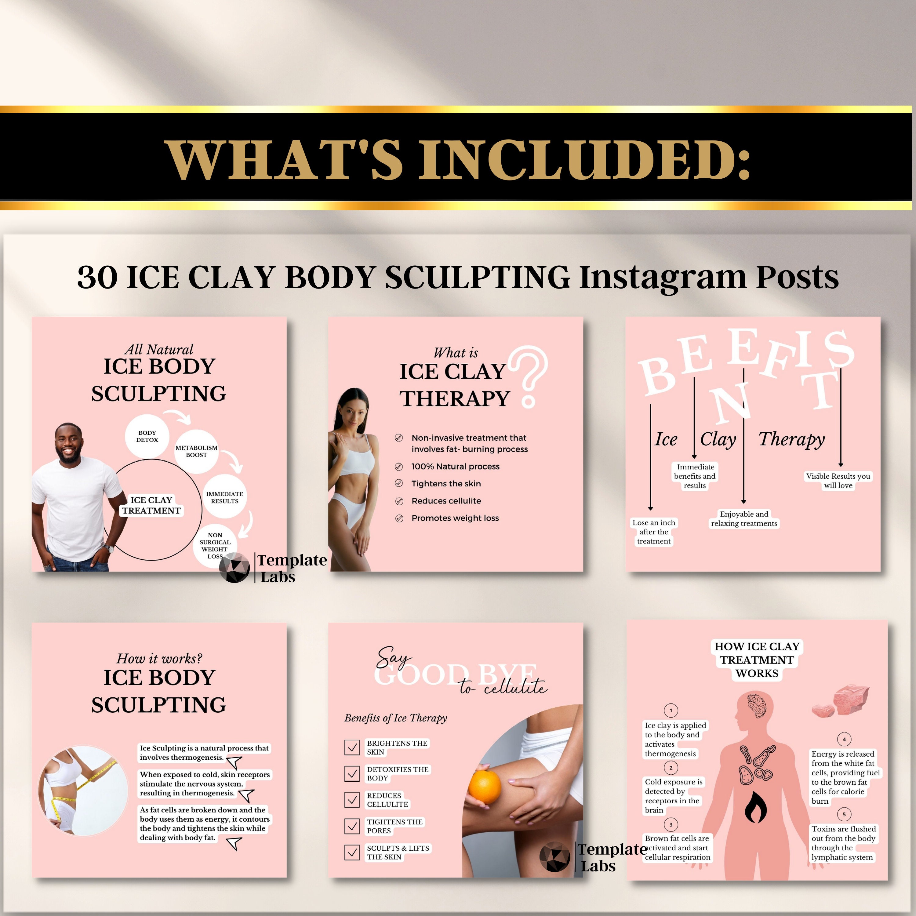 Ice Clay Body Sculpting Body Sculpting Clay Instagram Post - Etsy