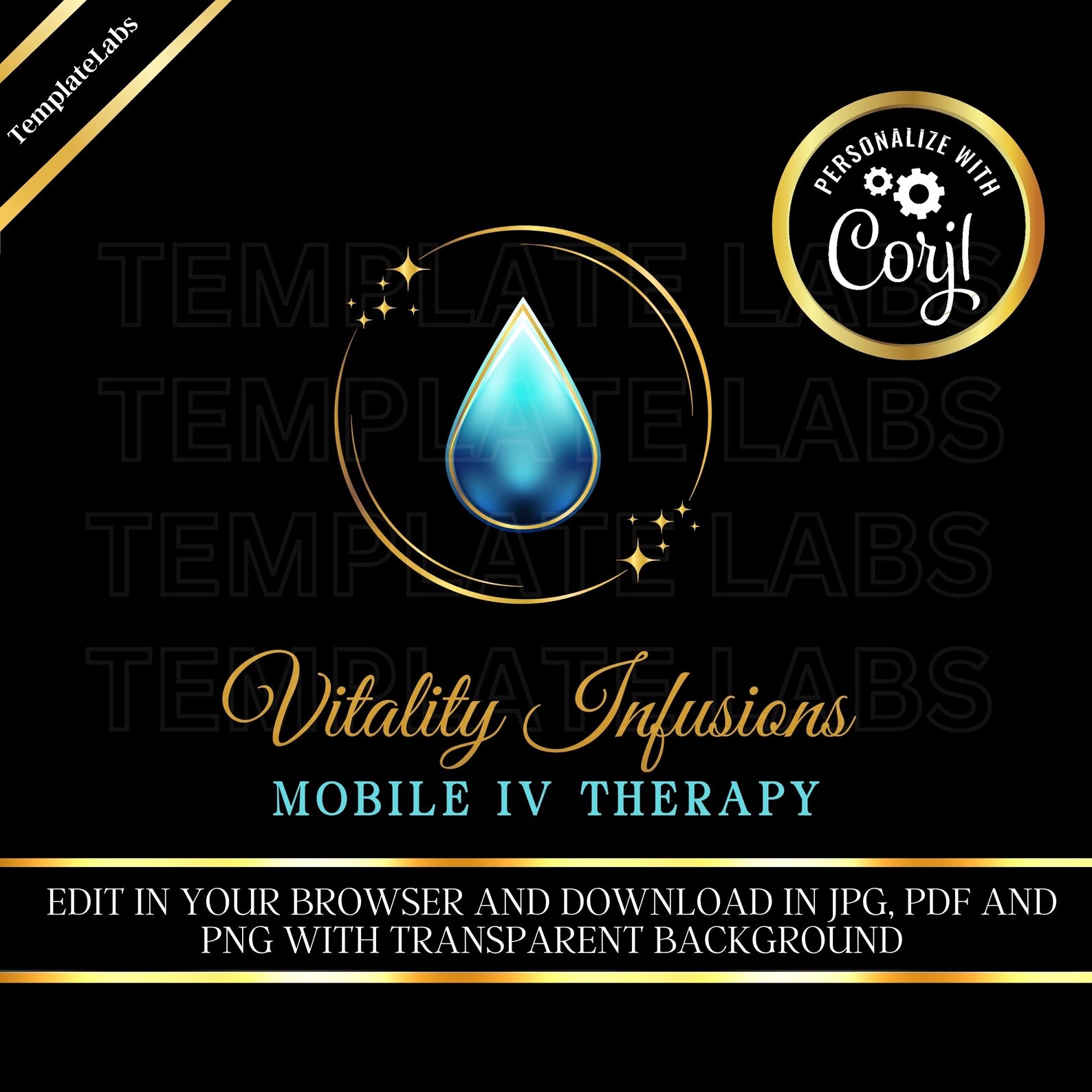 IV Hydration Logo, IV Therapy Logo, Iv Drip Business, Iv Infusion ...