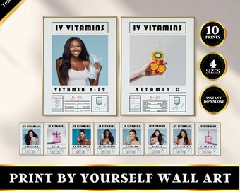 IV Therapy Poster, IV Hydration Poster, IV Infusion, Iv Drip Therapy ...