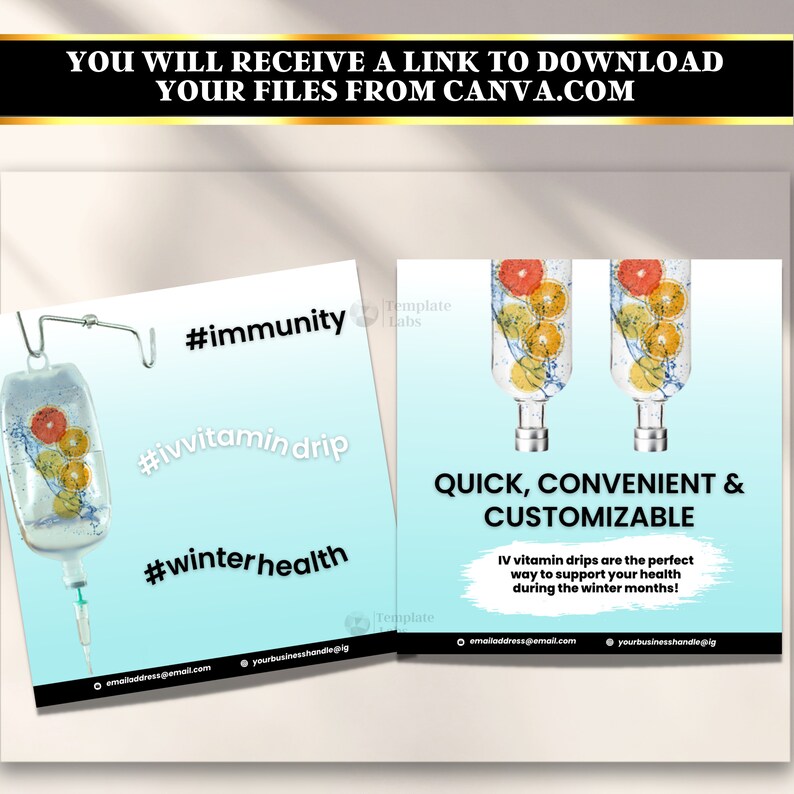 IV Hydration Templates, IV Drip Social Media, Iv Therapy Social Media ...