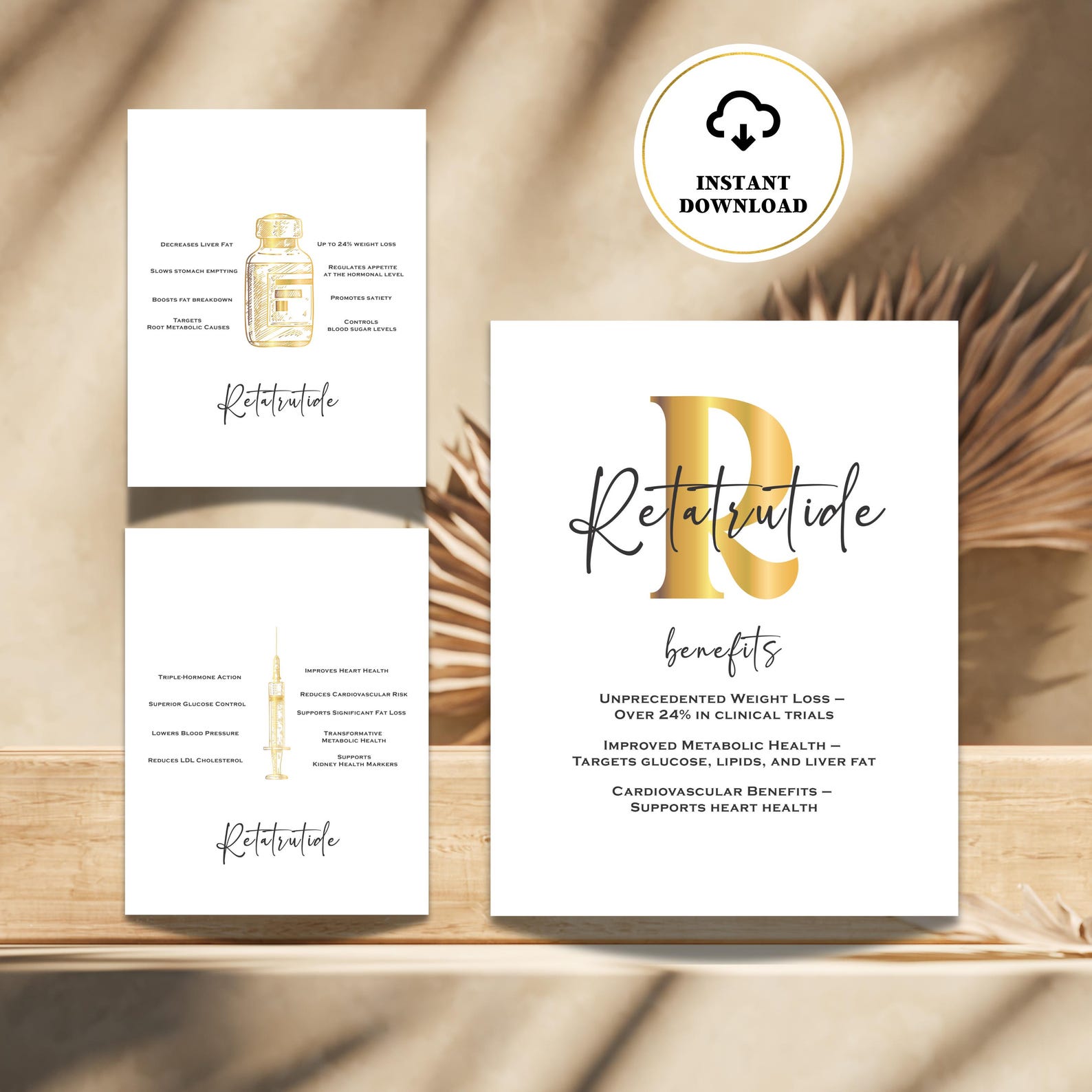 Retatrutide Poster, Weight Loss Poster, GLP1 Poster, Peptide Poster ...