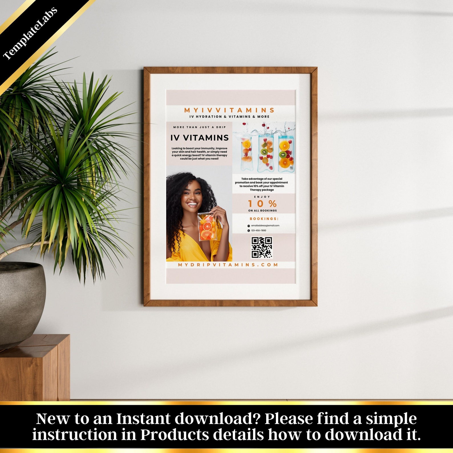 IV Hydration Template, IV Therapy Flyer, Iv Drip, Brand Awareness Flyer ...