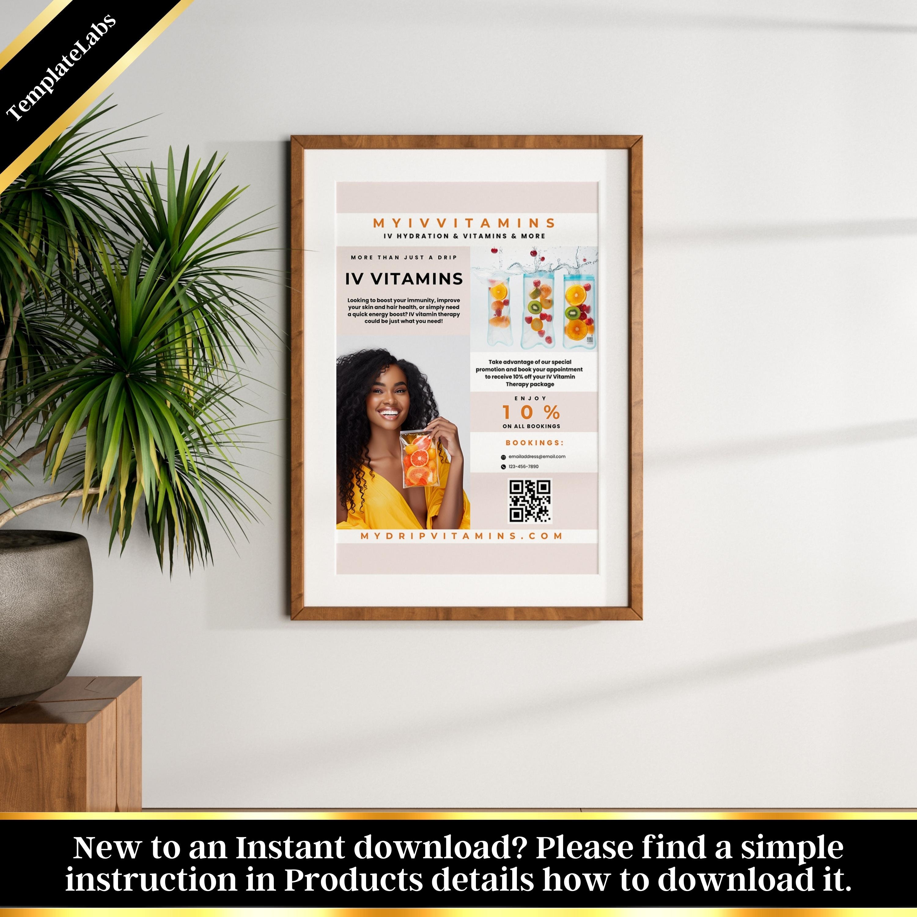 IV Hydration Template, IV Therapy Flyer, Iv Drip, Brand Awareness Flyer ...