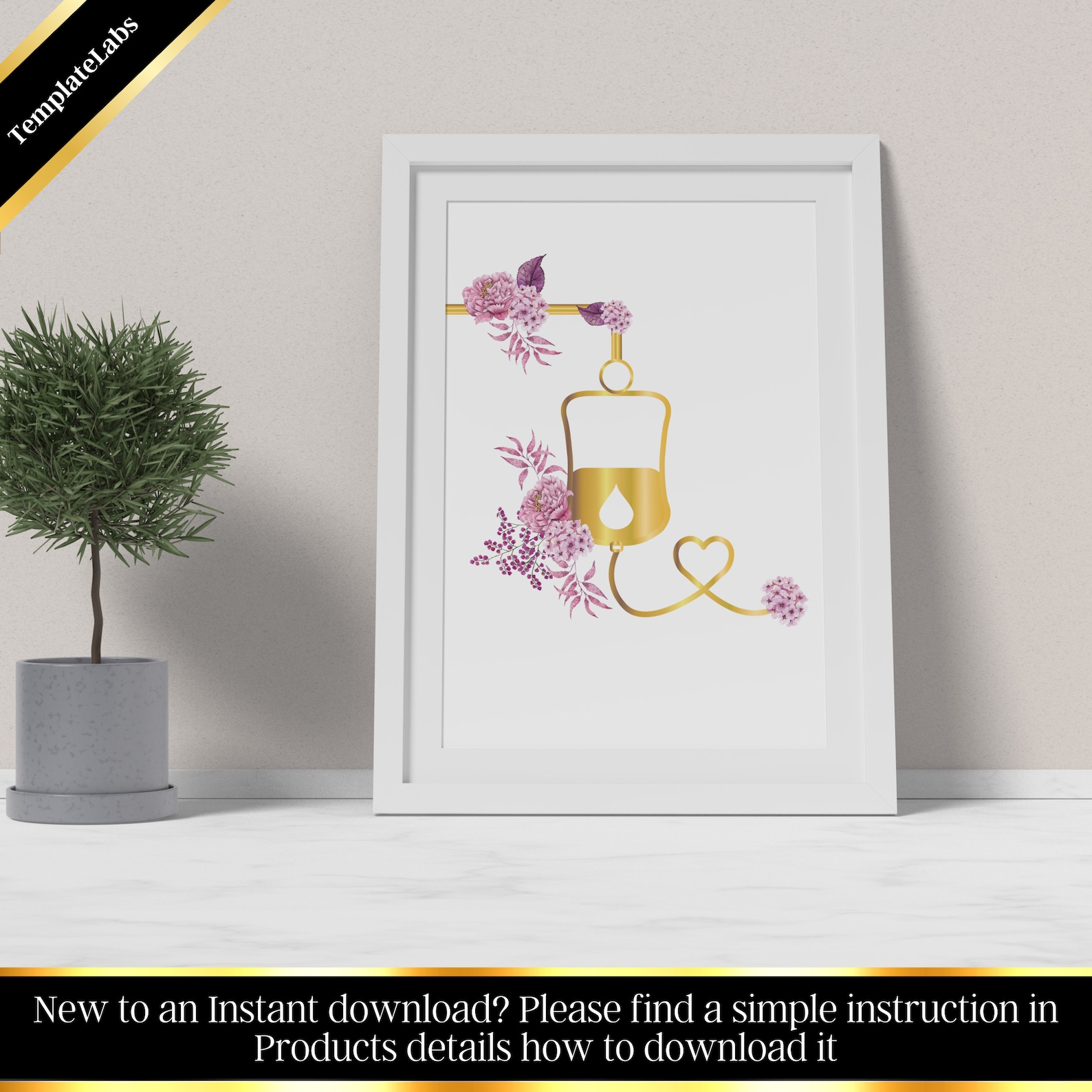 IV Art IV Hydration Art Printable Wall Art Medical IV - Etsy