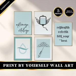 IV Hydration Art, IV Infusion Poster, IV Therapy Poster, Iv Drip Bag ...