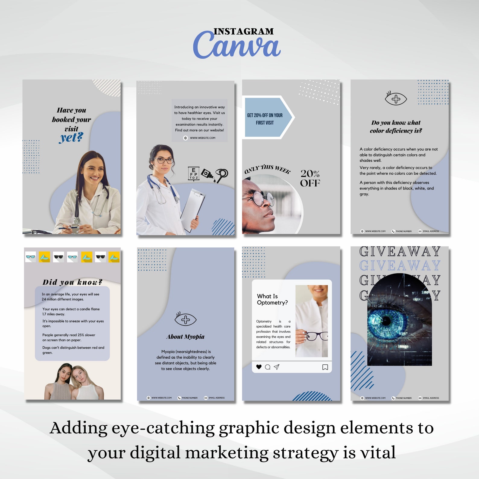 Optometry Instagram Eye Doctor Social Media Instagram Post - Etsy