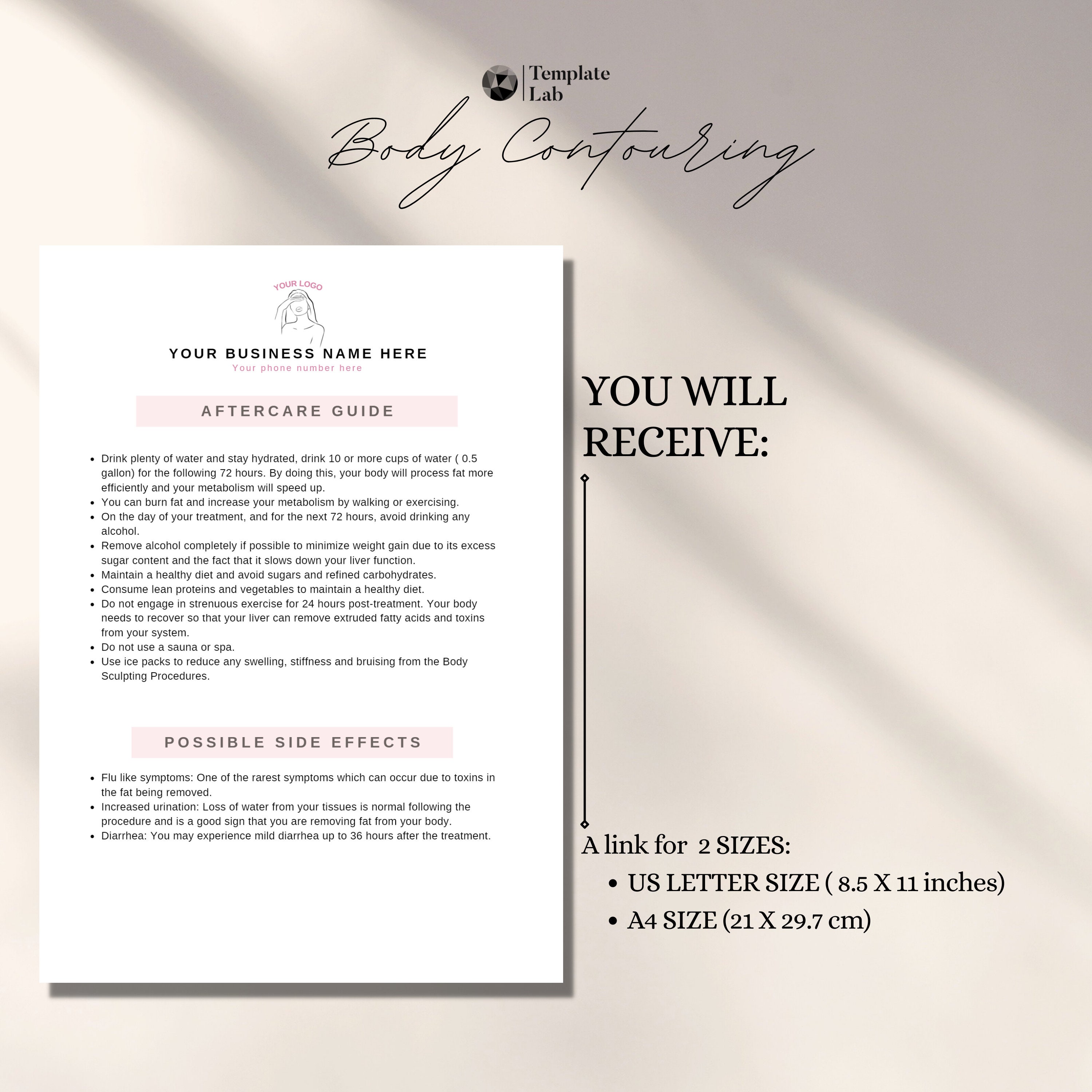 Body Sculpting Consent Forms Body Contouring Consent Forms - Etsy