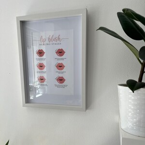 Lip Blush Healing Poster, Lip Blush Poster, PMU Decor, Permanent Makeup ...