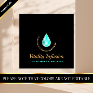 IV Hydration Logo, IV Therapy Logo, Iv Drip Business, Iv Infusion ...