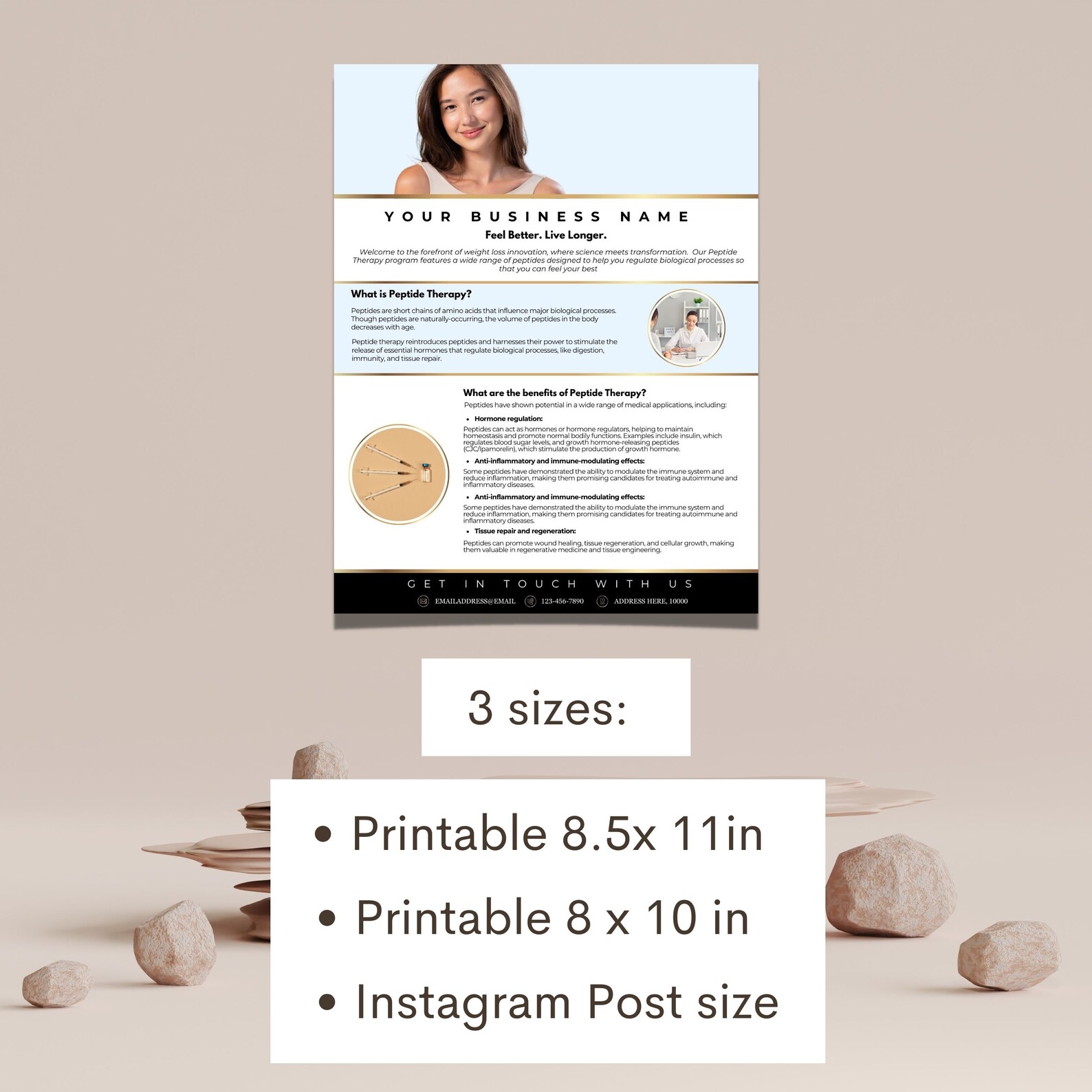 Pep Therapy Printable Flyer, Pep Benefit Flyer, P. Therapy Template ...