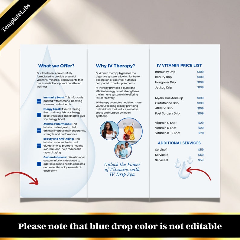 IV Vitamin Therapy Marketing, IV Drip Business, DIY Template, Iv ...