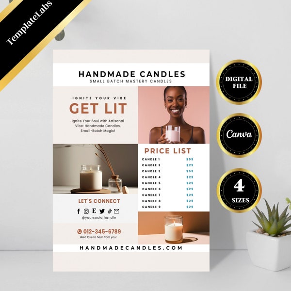 Candle Making Flyer - Etsy