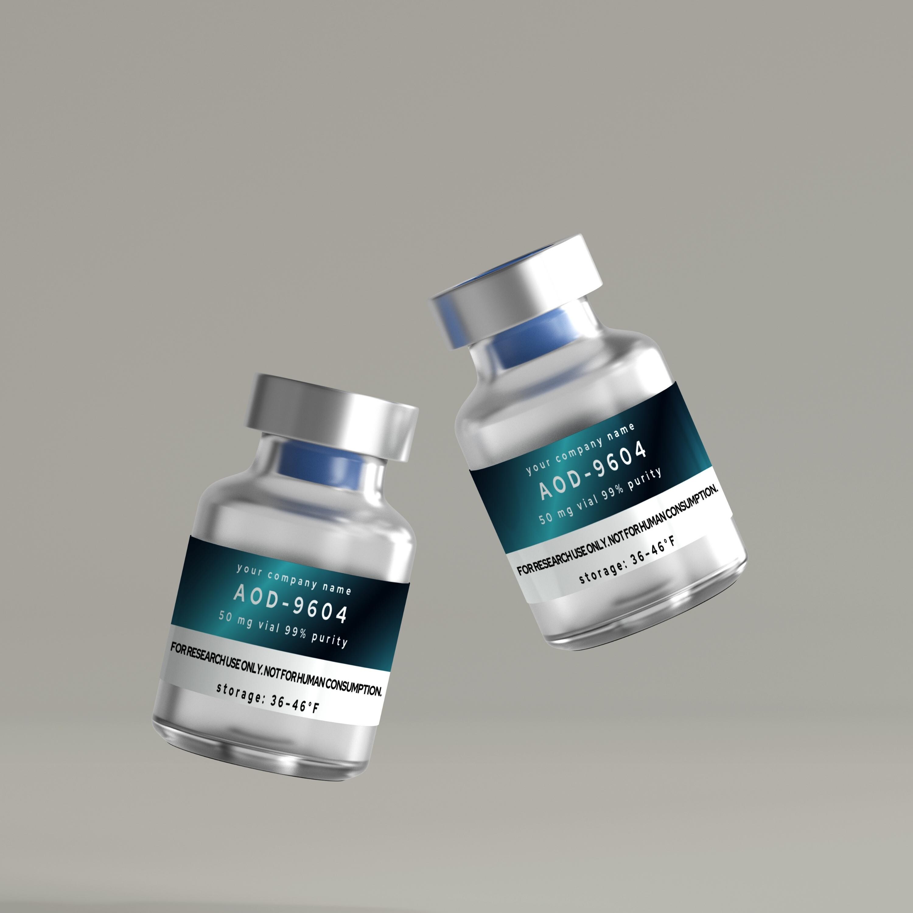 Peptide Label Template, Printable Label, Peptide Therapy Canva, Canva ...