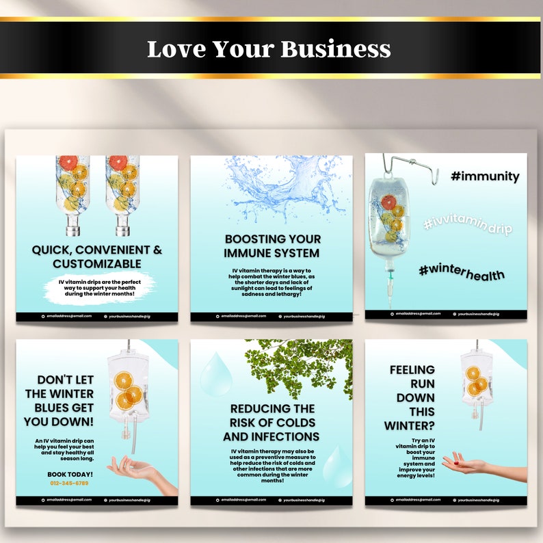 IV Hydration Templates, IV Drip Social Media, Iv Therapy Social Media ...