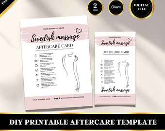 Massage Flyer Mobile Massage Flyer Massage Promotion Flyer - Etsy