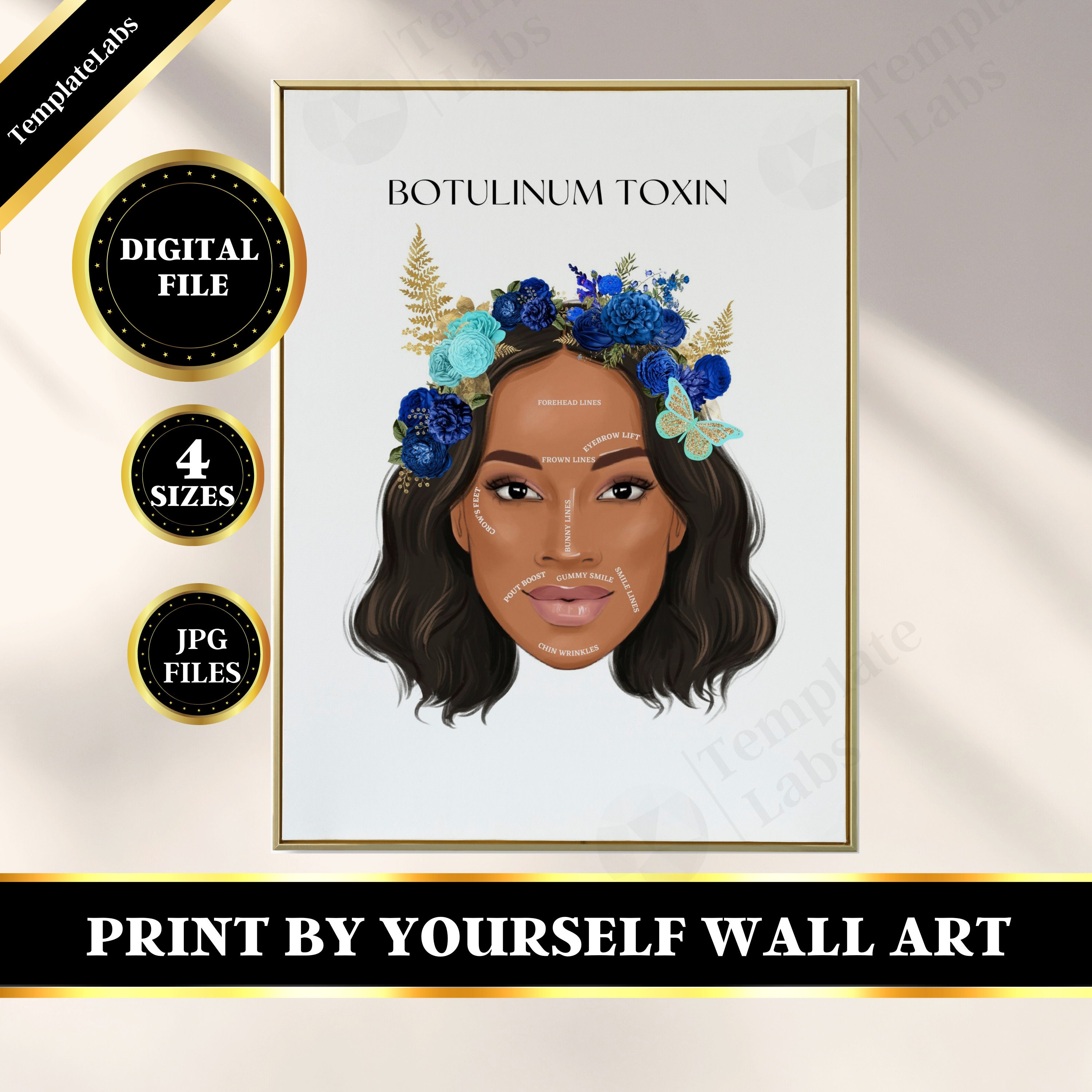 Botox Wall Art, Toxins Wall Decor, Plastic Surgeon Office Decor ...