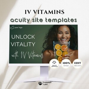 IV Hydration Website, Acuity Scheduling Template, Acuity Booking Site ...