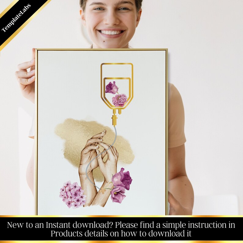 IV Therapy Poster, IV Hydration Poster, IV Infusion, Iv Drip Therapy ...