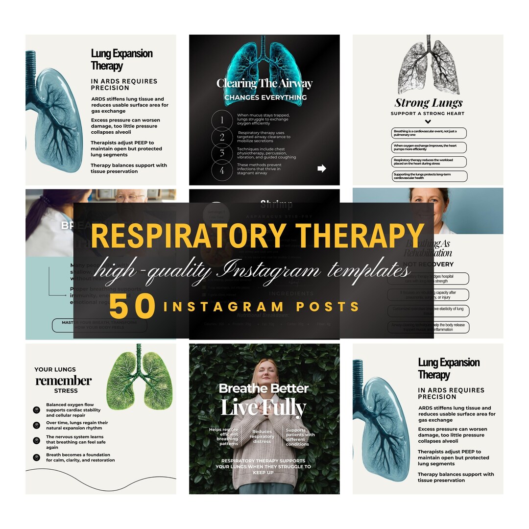Respiratory Therapist Template, Respiratory Therapy, Instagram ...