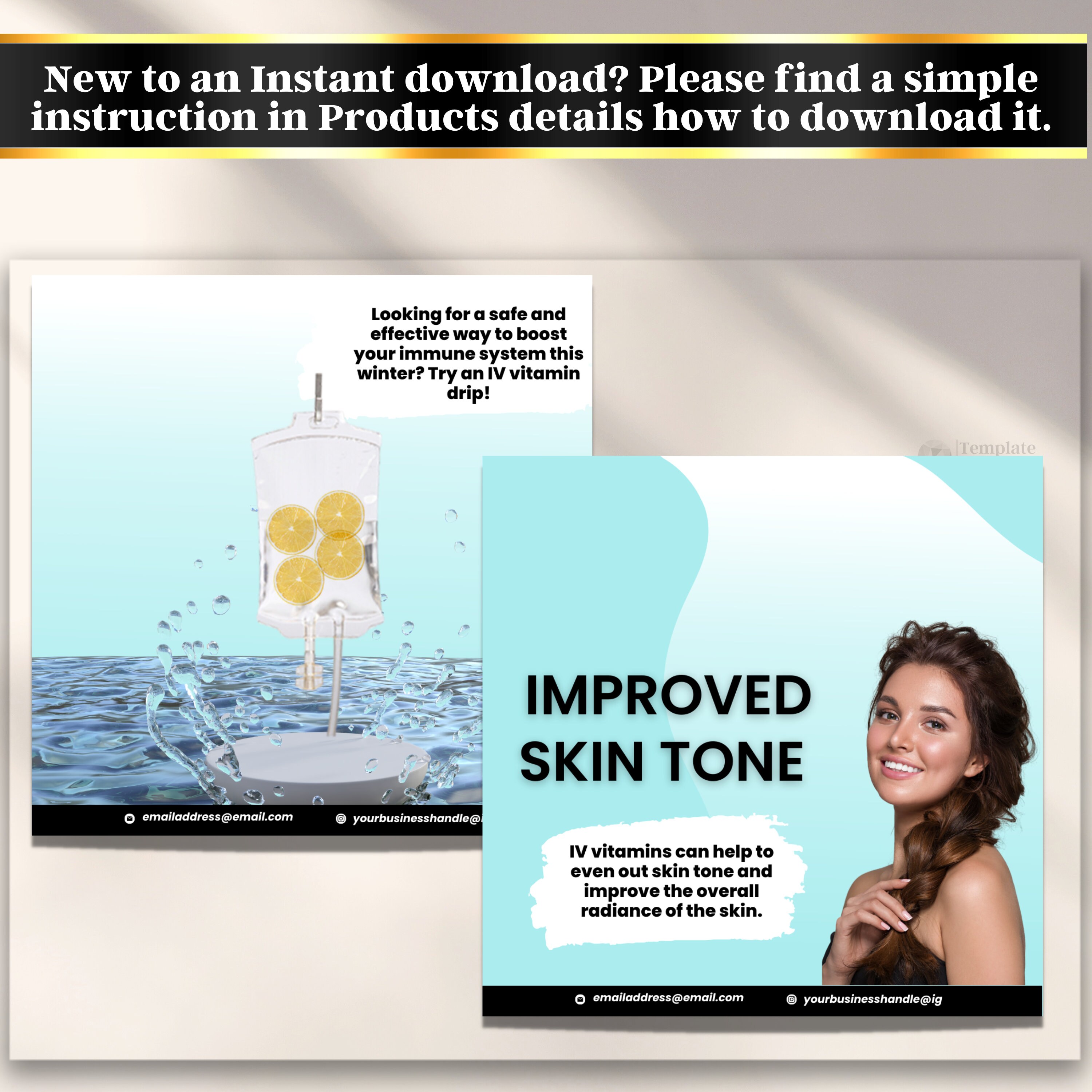 IV Hydration Templates, IV Drip Social Media, Iv Therapy Social Media ...