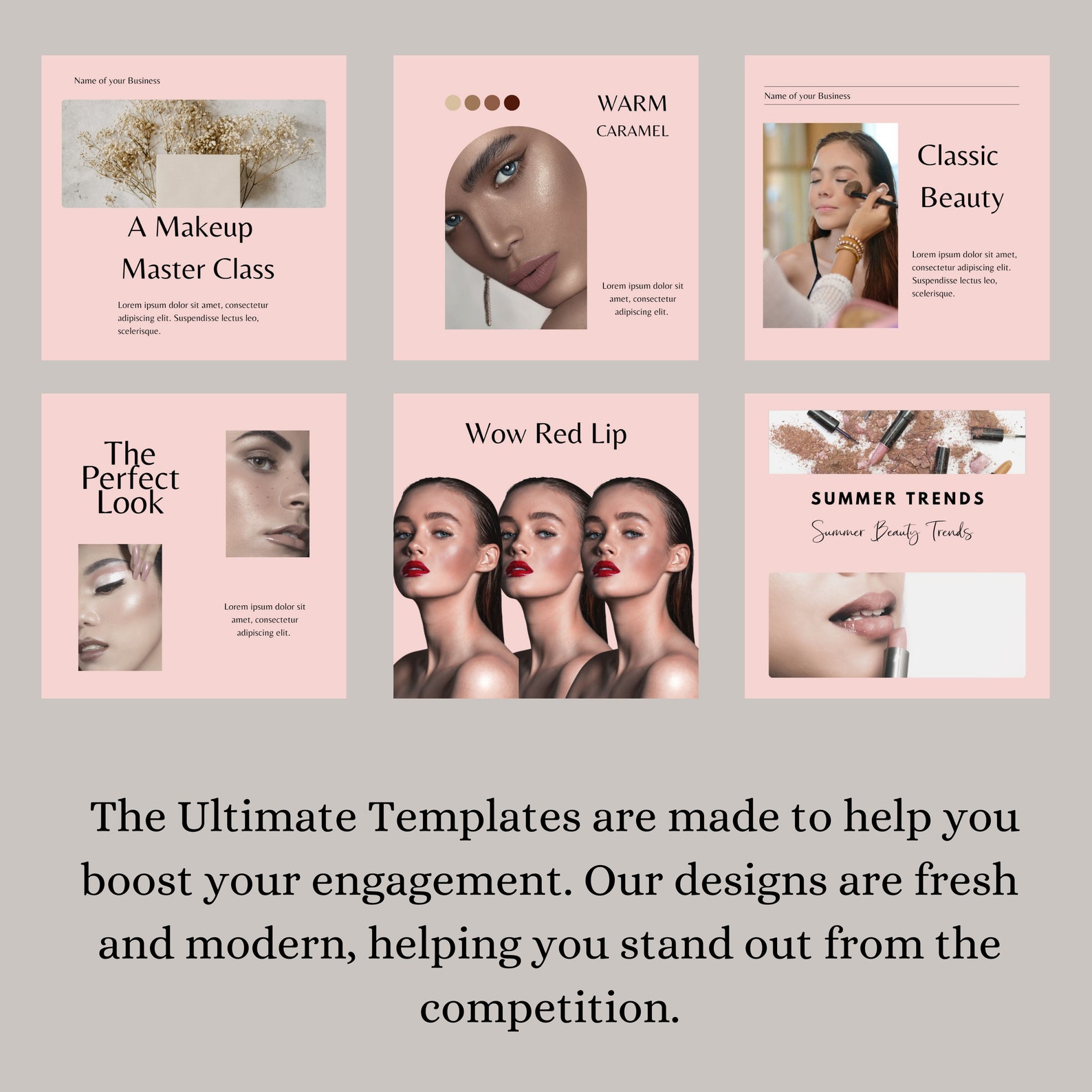 Makeup Artist Instagram Post, MUA Instagram Post Template, Makeup ...