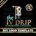 IV Hydration Logo, IV Therapy Logo, Iv Drip Business, Iv Infusion ...
